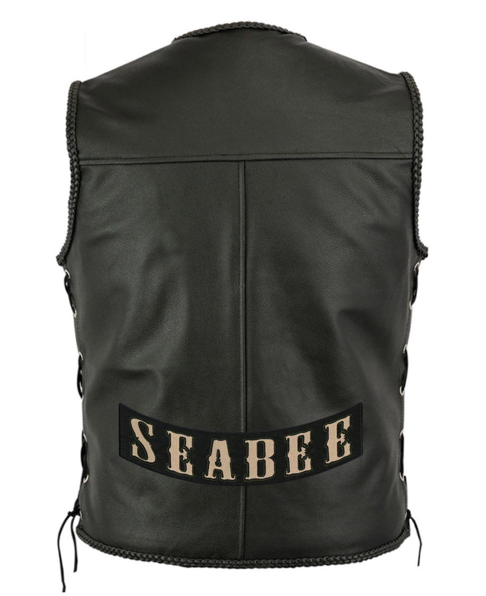 Seabee Rocker 12” | US Navy Seabees Military Vet Recon Motorcycle Jack ...