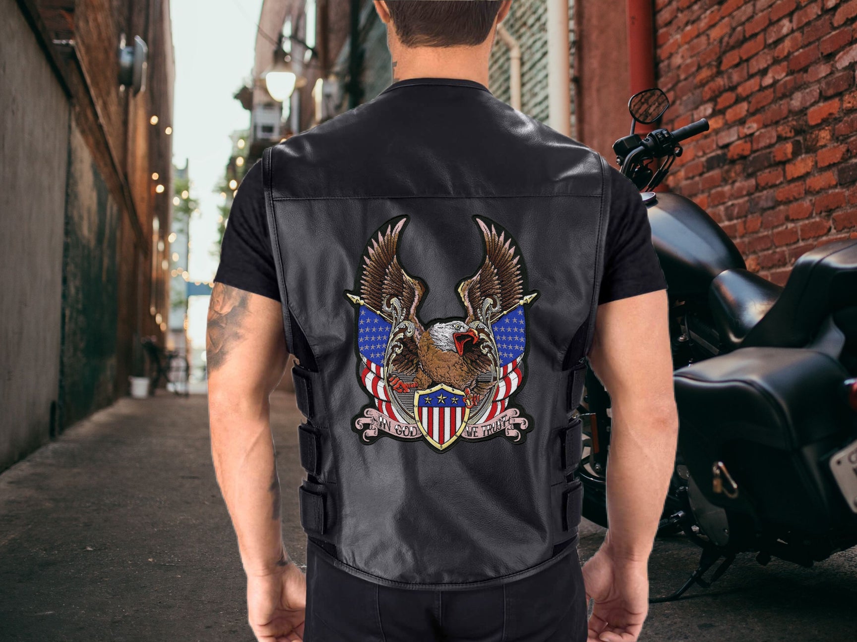 Federal Eagle Shield Patch 12.5" | US Flag Military Vet Patriotic "in ...