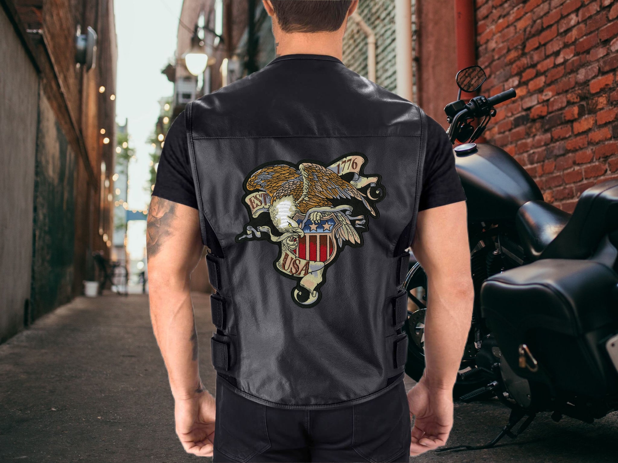 Vintage 1776 Eagle Patch 12" | Declaration of Independence Patriotic M ...