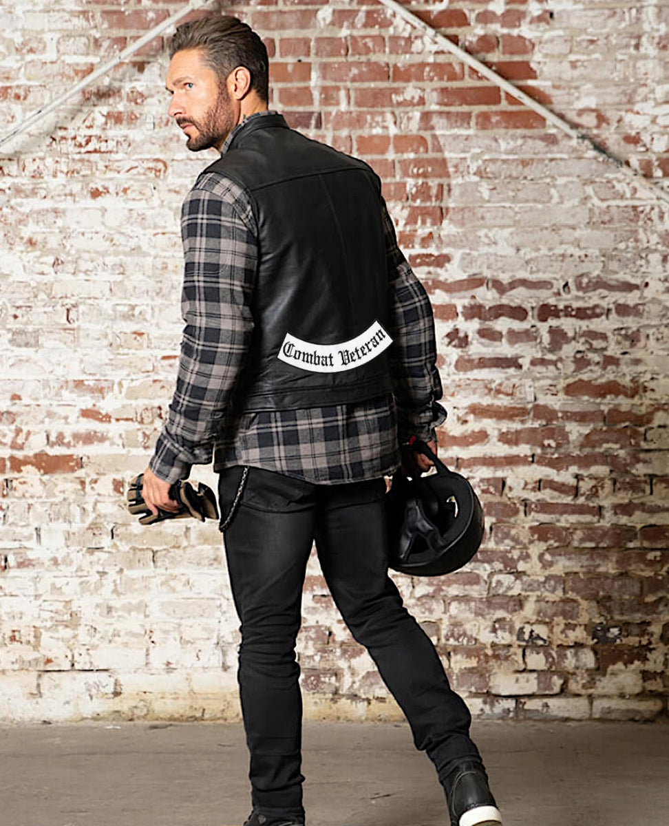 Combat Veteran Bottom Rocker 12" | US Military Vet Patch Large Embroid ...