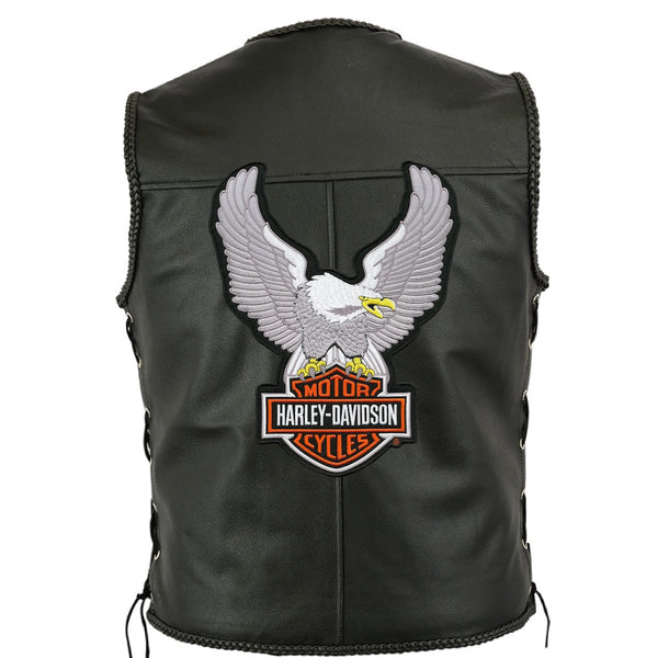 HARLEY DAVIDSON XL Eagle Upwing Embroidered Patch 12" – Nixon Thread Co.