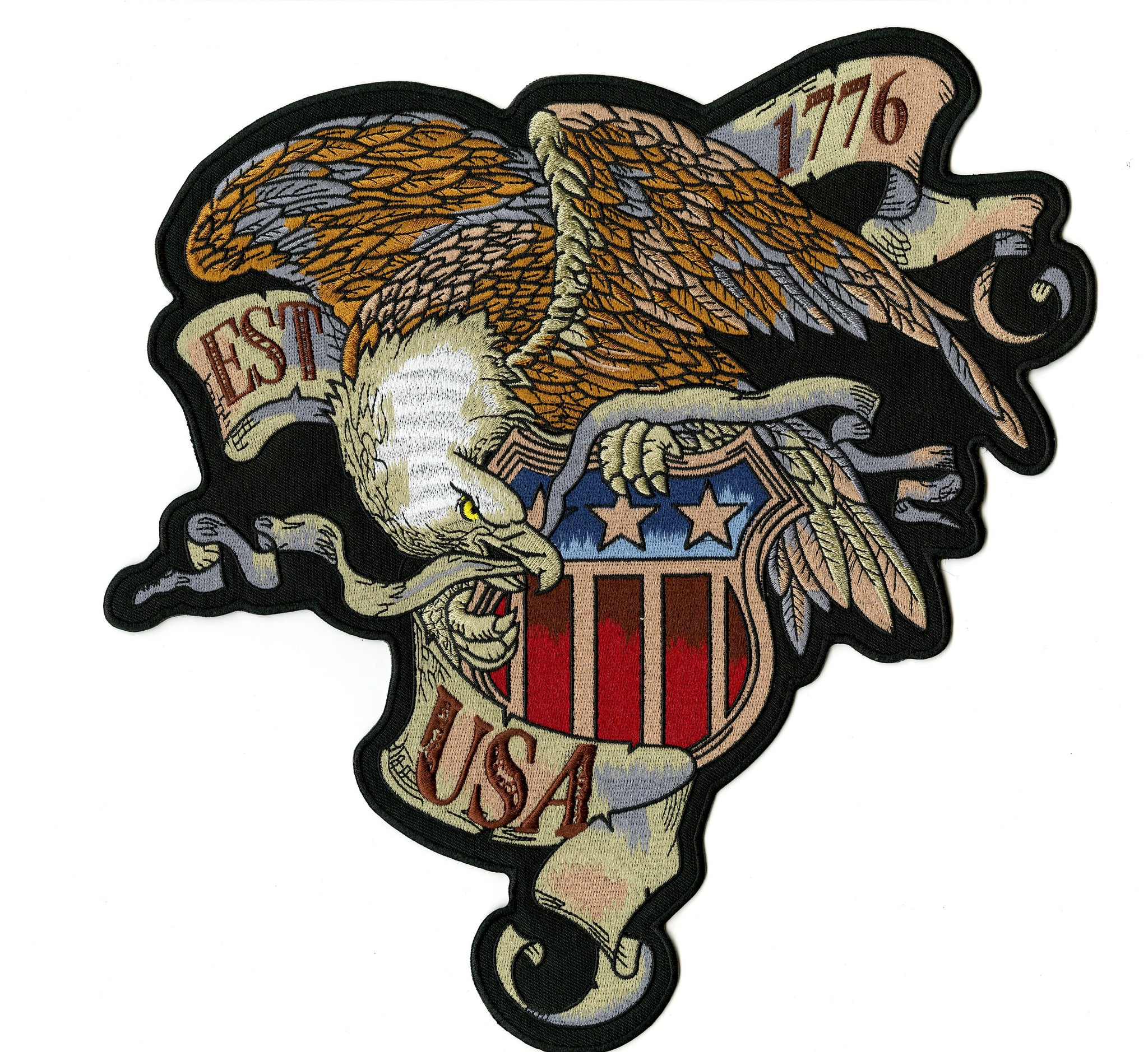 Vintage 1776 Eagle Patch 12" | Declaration of Independence Patriotic M ...