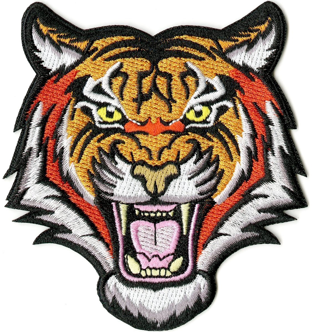 Tiger King Patch | Animal | Embroidered Iron On | Small 4" – Nixon ...